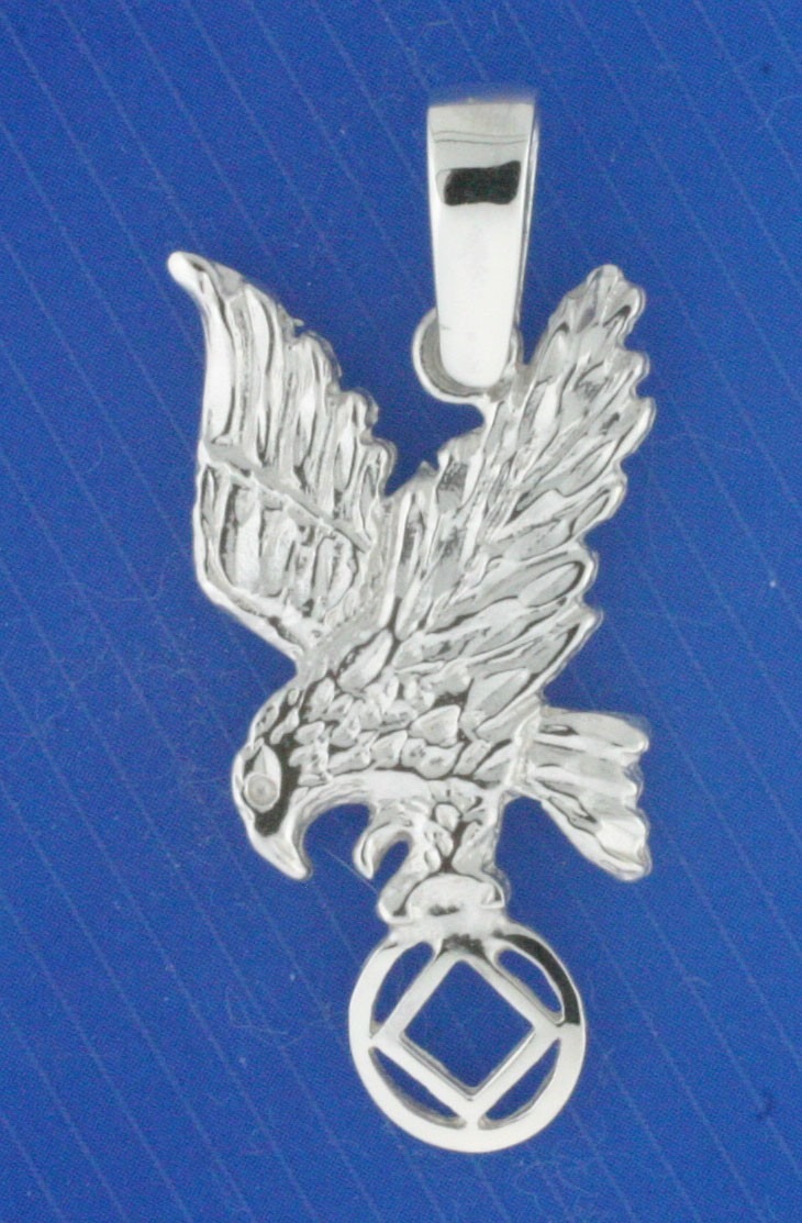 Silver NA Eagle Pendant - Goyo Silver