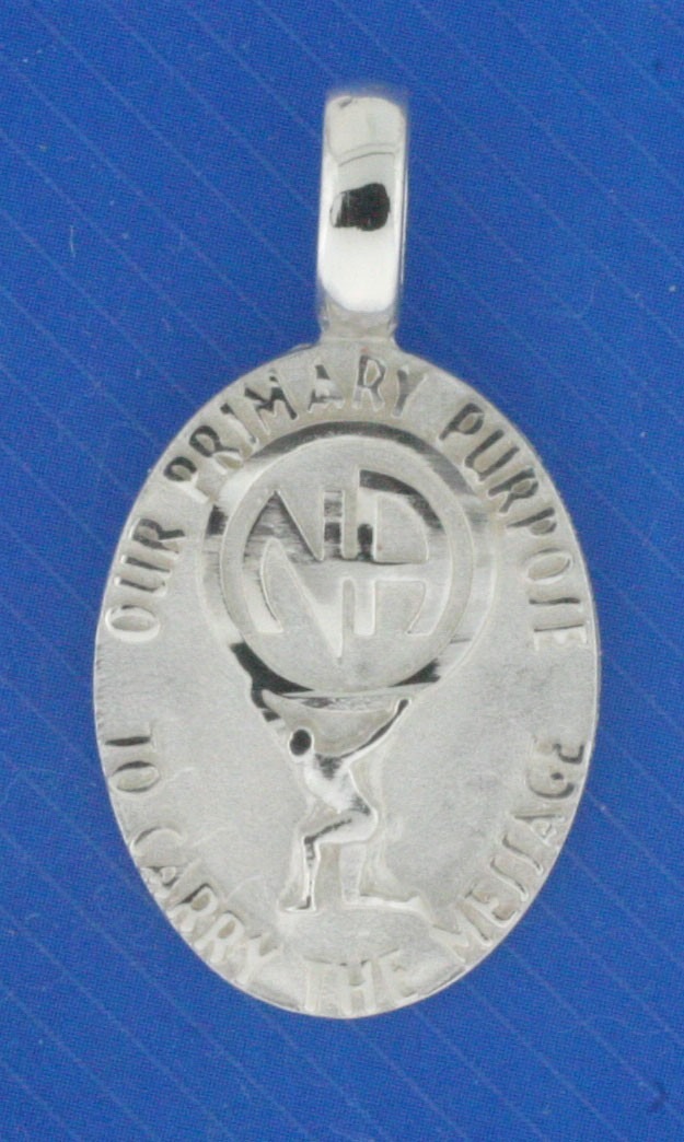 Silver NA Atlas Pendant - Goyo Silver
