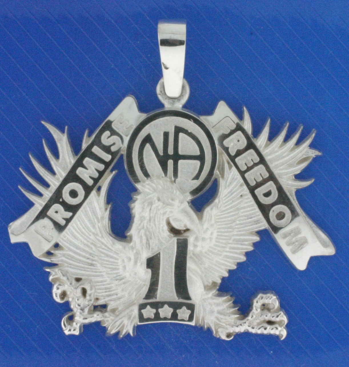 Silver NA "Promise Freedom" Pendant - Goyo Silver