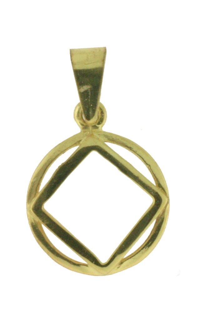 14k Gold NA Symbol Pendant - Goyo Silver